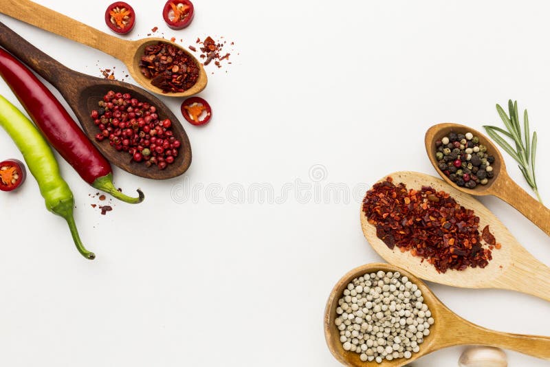 Condimento De Chile En La Foto De La Mesa Imagen de archivo - Imagen de ...