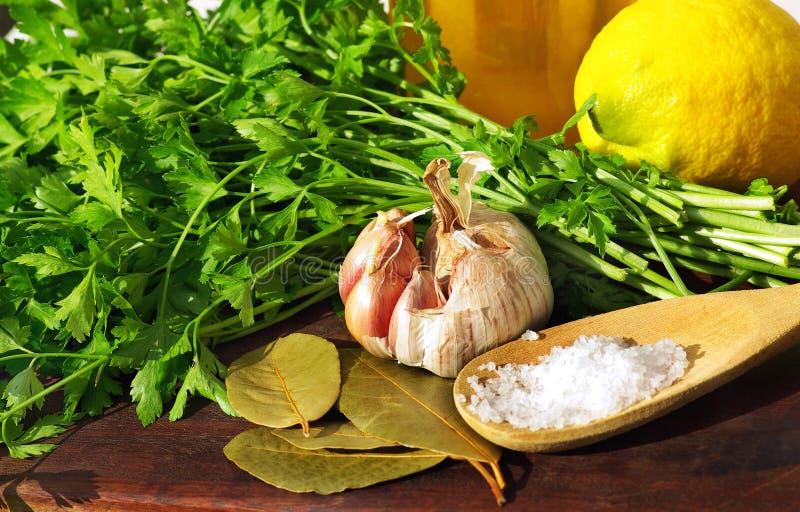 Condiments . stock image. Image of lemon, gourmet, cooking - 7685095