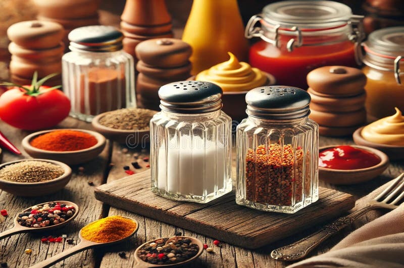 Condiments stock illustration. Illustration of breakfast - 358791308