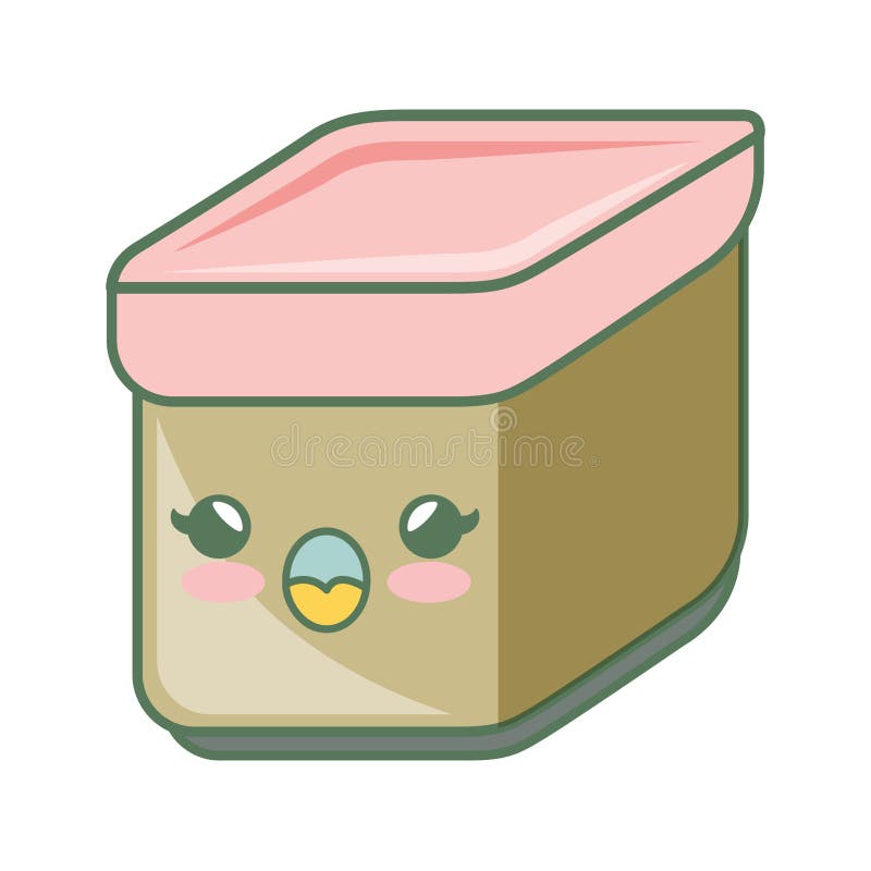 Condiments Ingredients Kawaii Style Cooking Icon Stock Vector ...