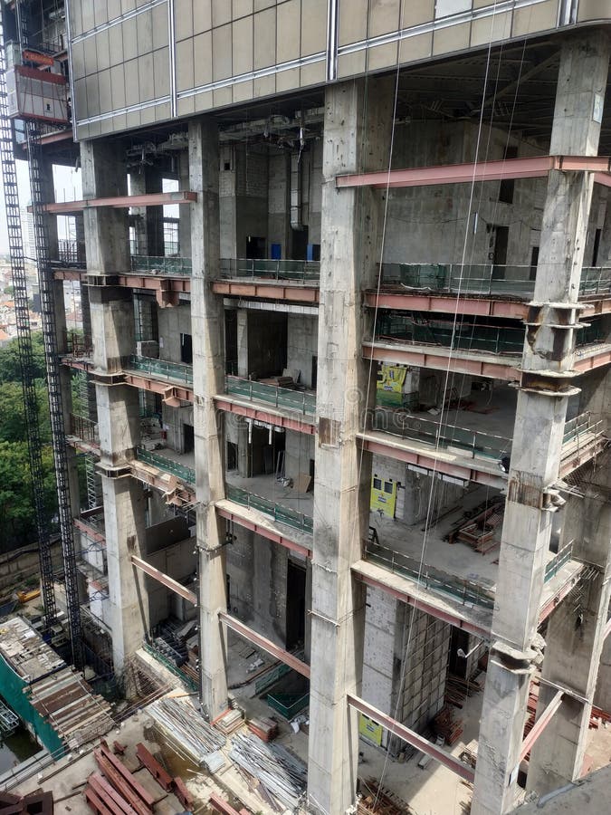 Condition of the Building Project Under Construction Stock Photo ...