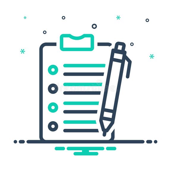 Mix Icon for Condition, Prerequisite and Stipulation Stock Illustration ...