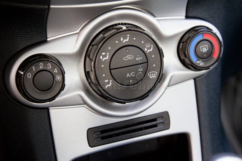 Conditioner and Air Flow Control Stock Image - Image of climate, inside ...