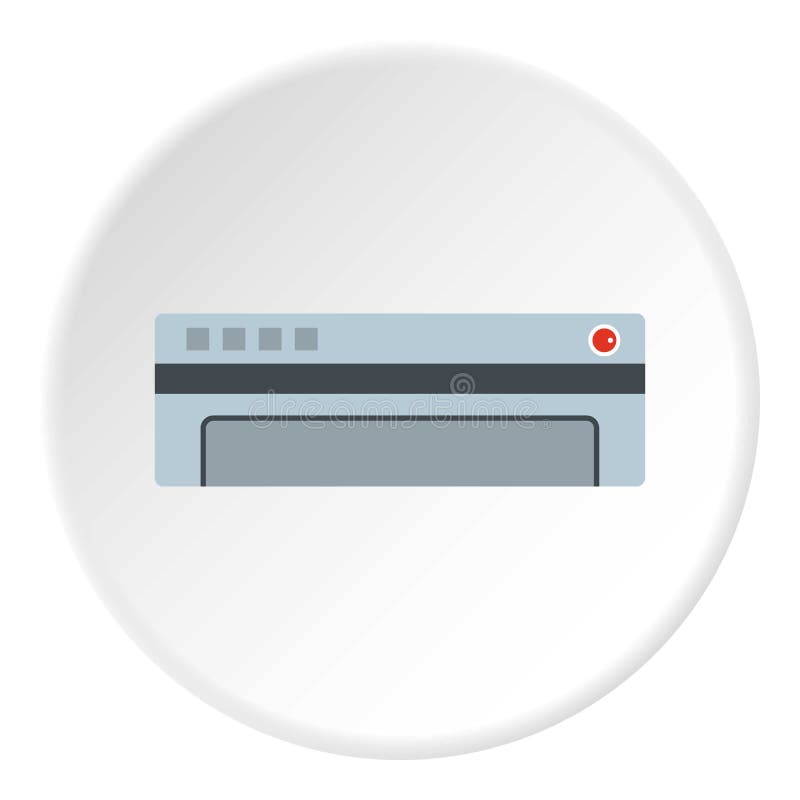 Conditioner icon circle stock vector. Illustration of cool - 95330262