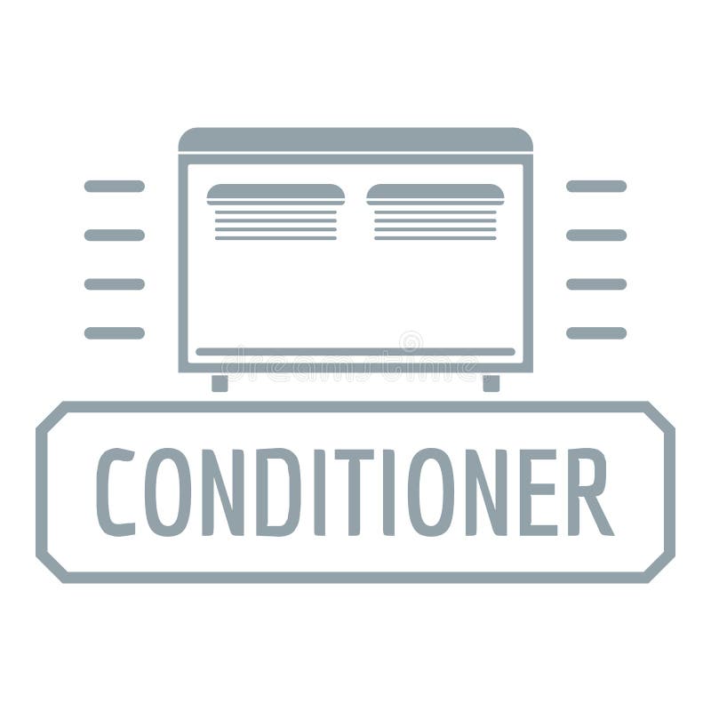 Conditioner Logo Set, Simple Style Stock Vector - Illustration of ...