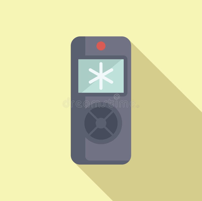 Conditioner Remote Control Icon Flat Vector. Device Unit Help Stock ...