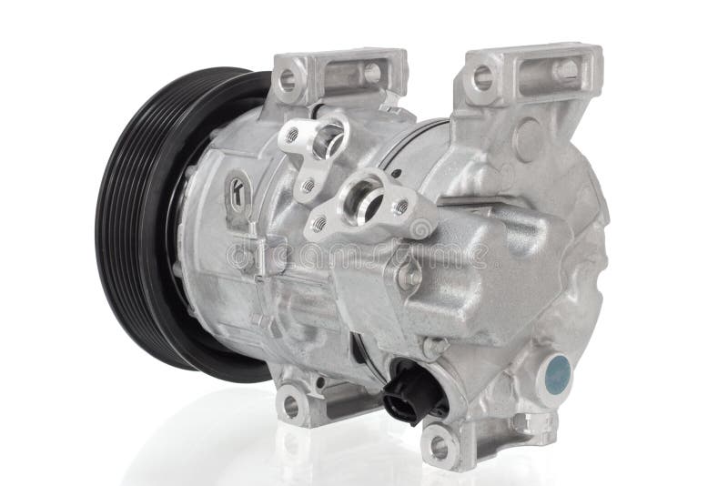 Conditioning compressor stock image. Image of mechanic - 92262333