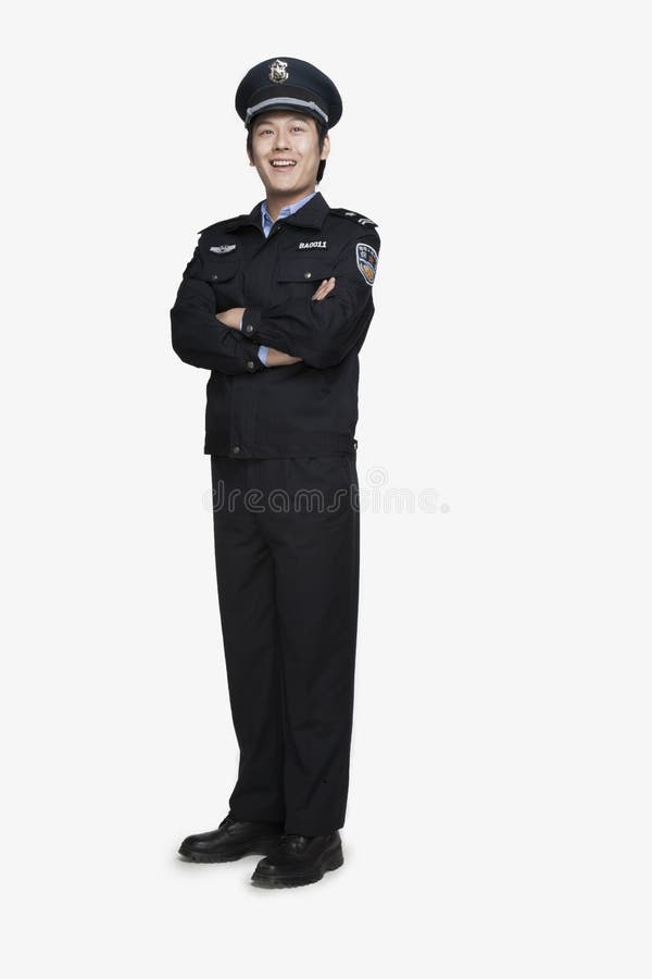 Condizione E Sorridere Del Poliziotto Immagine Stock - Immagine di eroi ...
