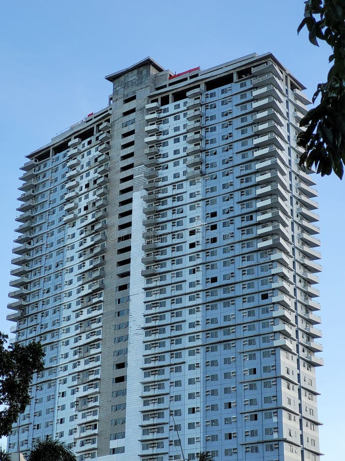 Condo Building in Cebu City, Philippines Stock Image - Image of ...