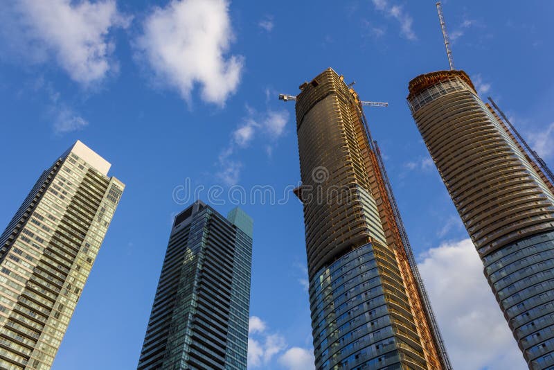 Condo Construction in Canada Stock Photo - Image of tower, flats: 34584910