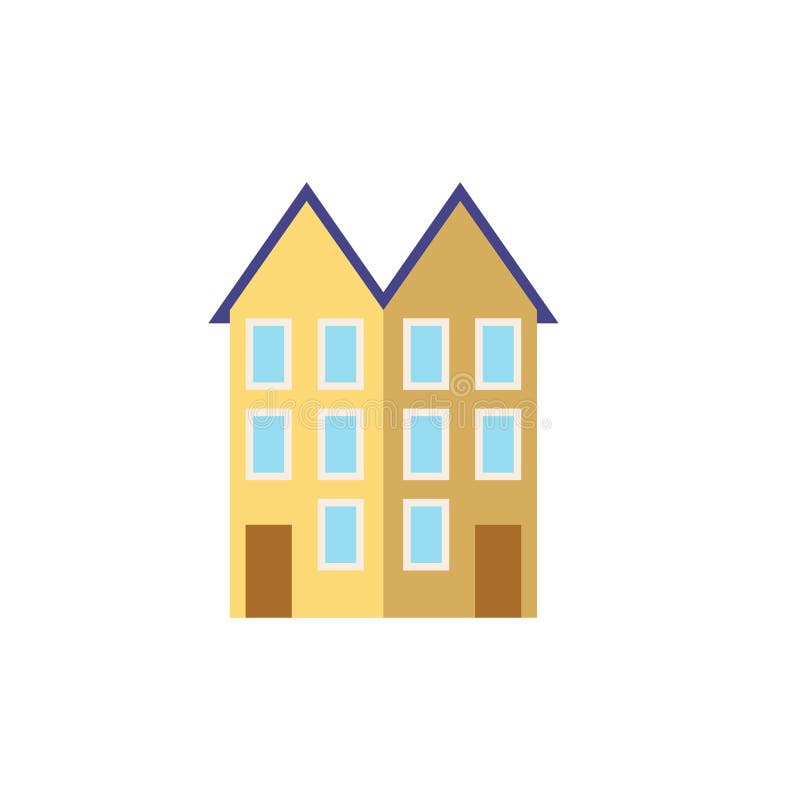 Condominium Icon. Line Style Symbol from Real Estate Icon Collection ...
