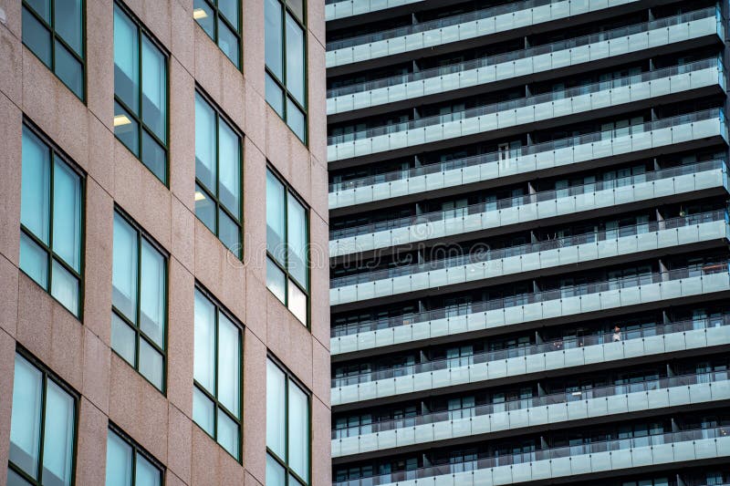 Condo Skyscraper Buildings in the Toronto Downtown. Editorial Stock ...
