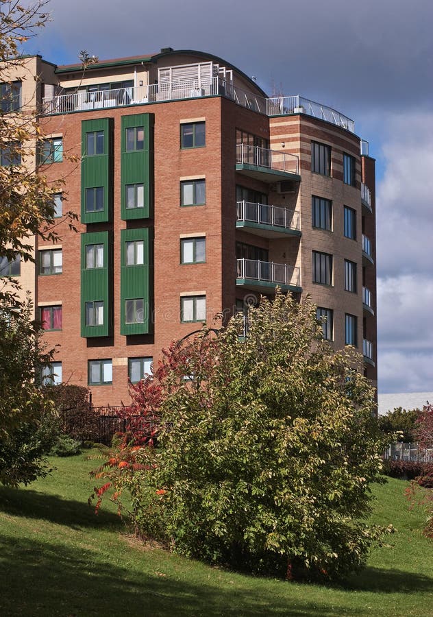 Condo in the sunset stock image. Image of apartment, sunset - 34488021