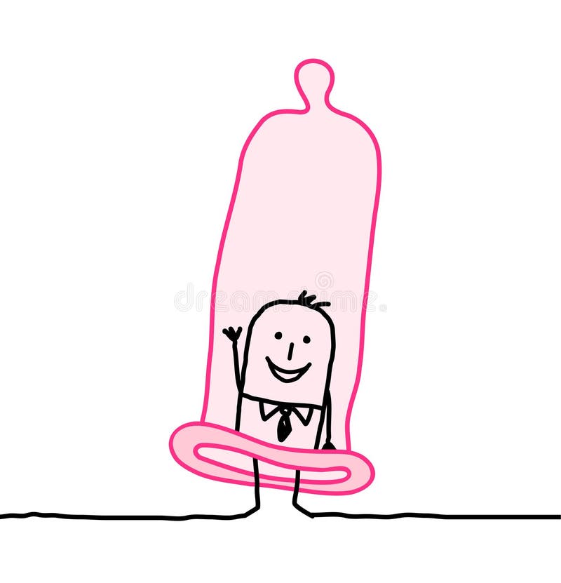 Condom stock vector. Illustration of sketch, style, cartoon - 8934745