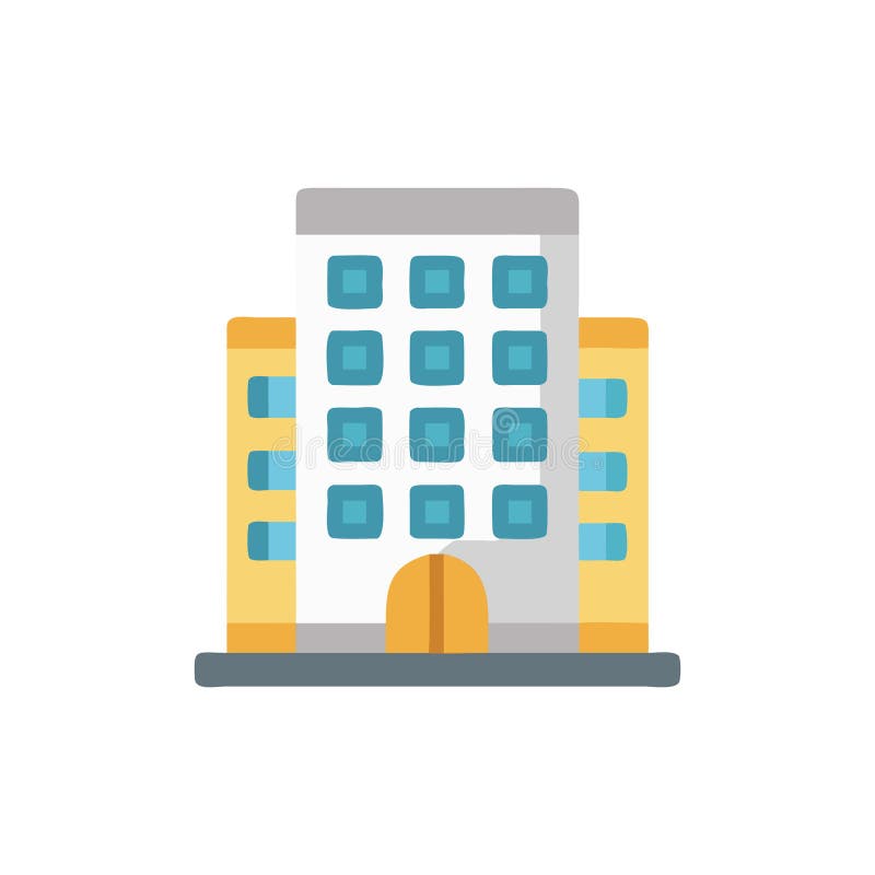 Condominium Icon for Urban Development Stock Illustration ...
