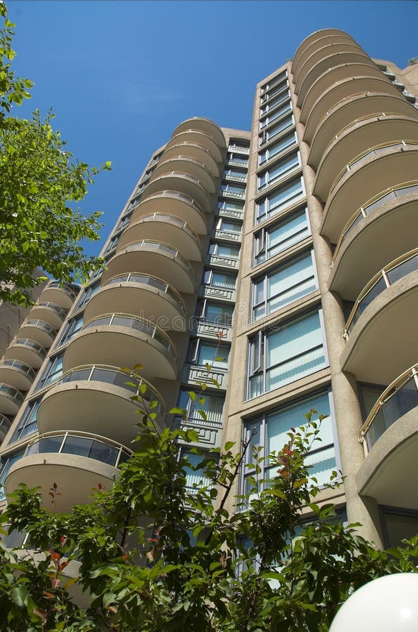 Vertical Homes stock image. Image of condominium, columbia - 2642853