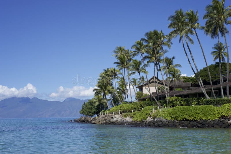 Condos Along the Beach stock image. Image of island - 104819079