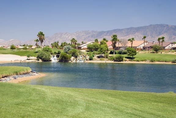 Condos on Golf Course stock image. Image of mountains - 2772701