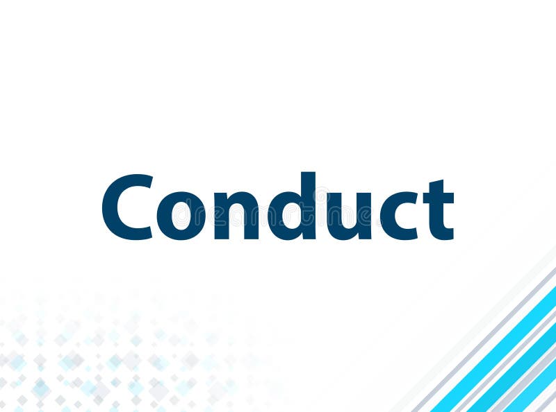 Conduct Modern Flat Design Blue Abstract Background Stock Illustration ...