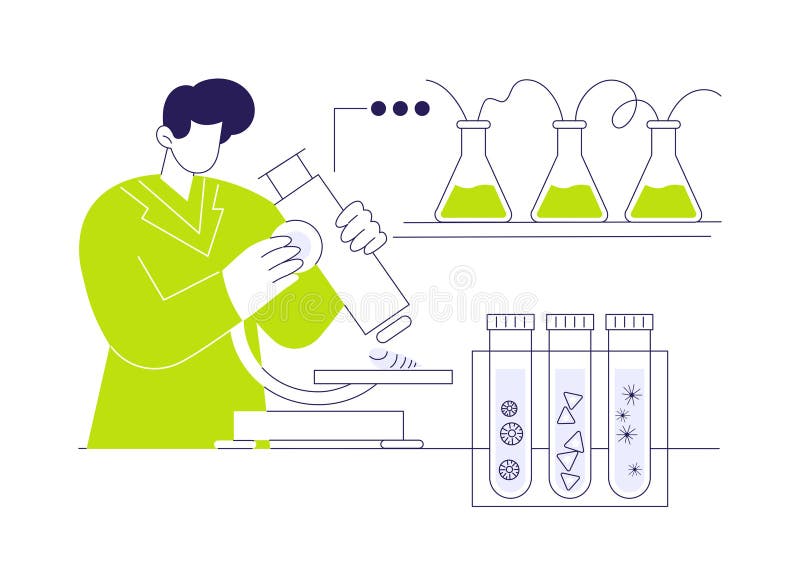 Conduct Research in Marine Laboratory Abstract Concept Vector ...