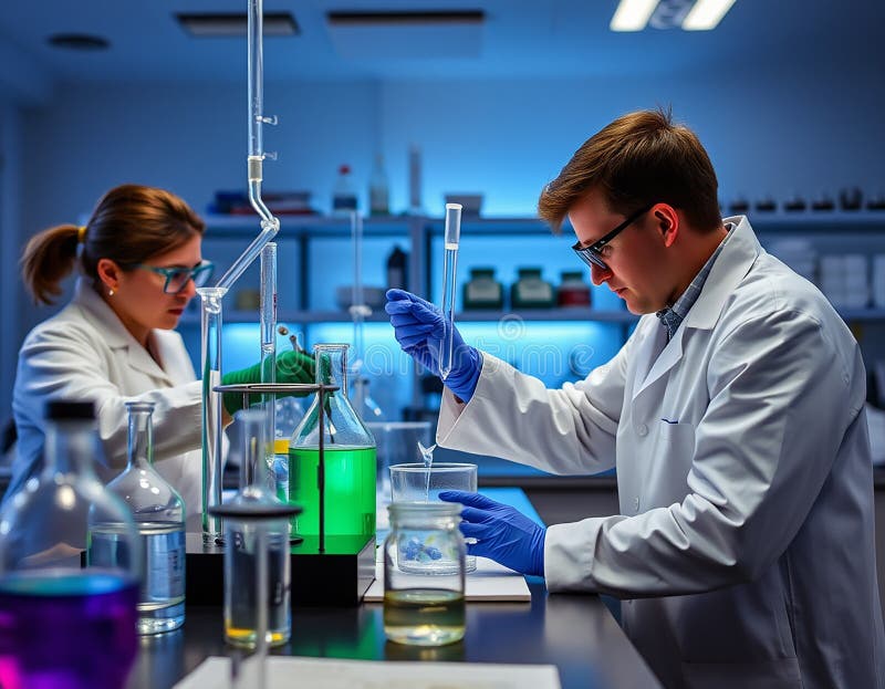 Conducting Experiments in a Chemistry Lab Exploring Science and ...