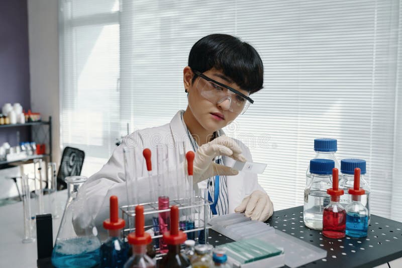 Conducting Laboratory Experiment Controlled Environment Stock Photos ...