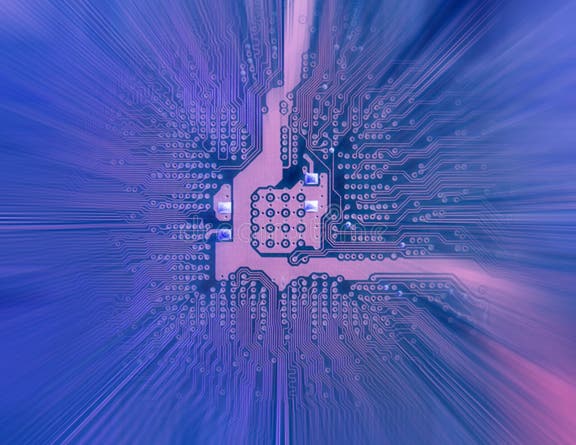 Conducting paths stock image. Image of mainboard, advancement - 34372331