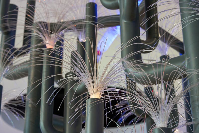 Conductive Fiber Model for Teaching Stock Image - Image of optics ...