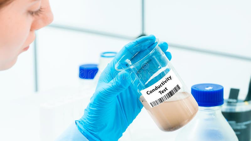 Conductivity Test stock image. Image of person, biology - 364874819