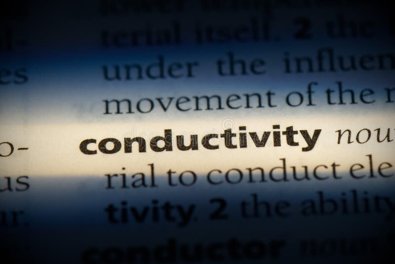 Conductivity stock image. Image of word, info, paper - 161392909