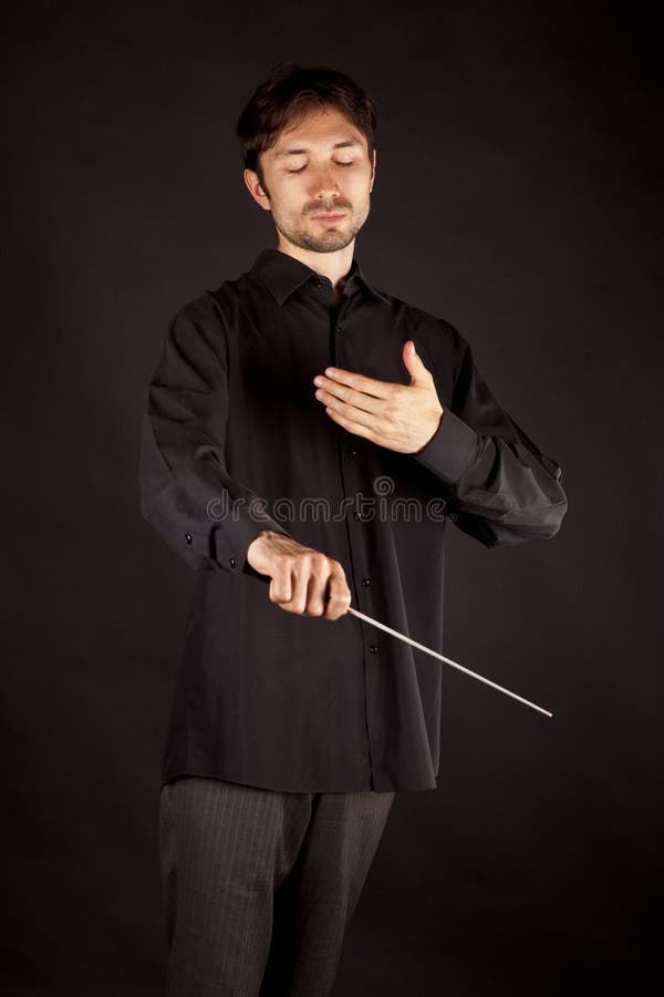 Music Conductor Inspired Maestro Stock Photo - Image of hand, master ...