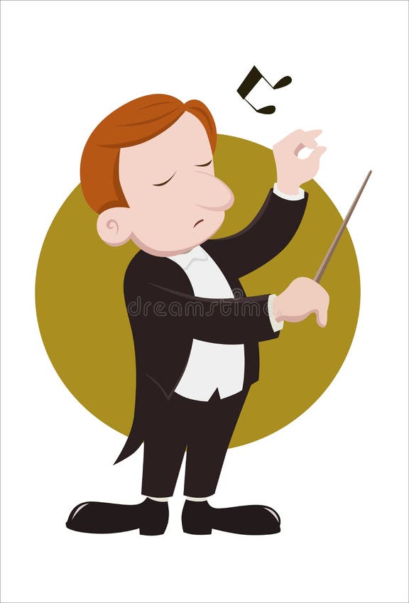 Conductor Stick Stock Illustrations – 379 Conductor Stick Stock ...