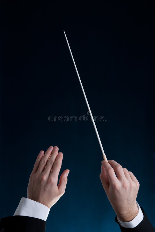 Conductor stock image. Image of hands, manage, director - 27395115