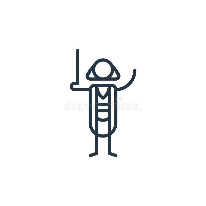 Conductor Icon Vector from Arts Concept. Thin Line Illustration of ...
