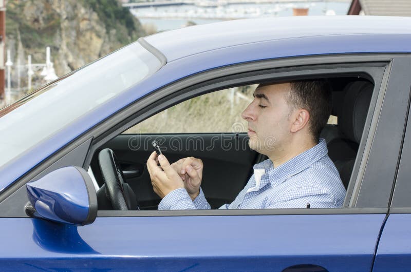 Conductor Imprudente Danger. Foto de archivo - Imagen de accidente ...