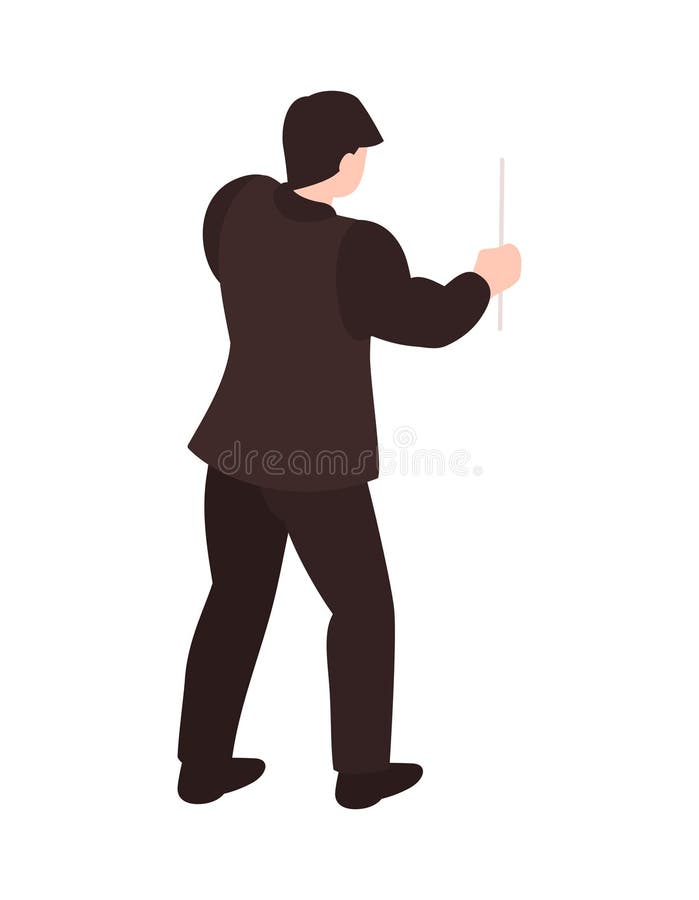 Conductor Isometric Illustration Stock Vector - Illustration of ...