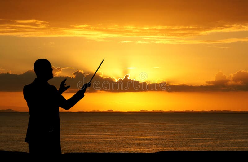 Conductor stock image. Image of water, symphany, music - 42365889