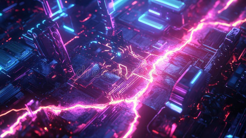 Conductor Replicating Electric Current Stock Illustration ...