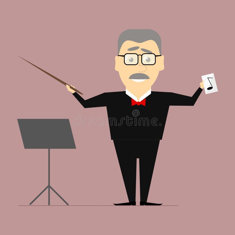 Conductor Baton Stock Illustrations – 1,117 Conductor Baton Stock ...