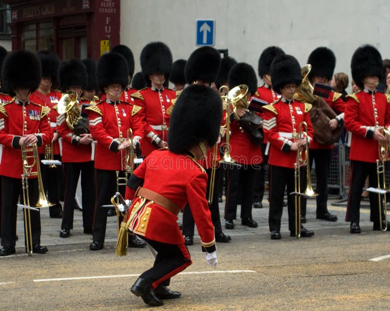 The Conductor of the Welsh Guards Band Editorial Stock Photo - Image of ...