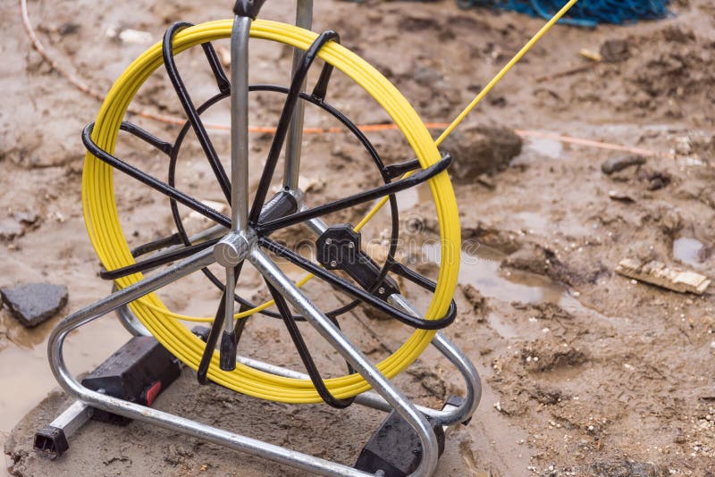 Conduit Management Tool - Electrician Stock Image - Image of wirepuller ...