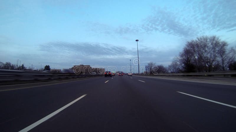 Conduzca En El Lapso De Tiempo De Toronto 1 Metrajes - Vídeo de ...