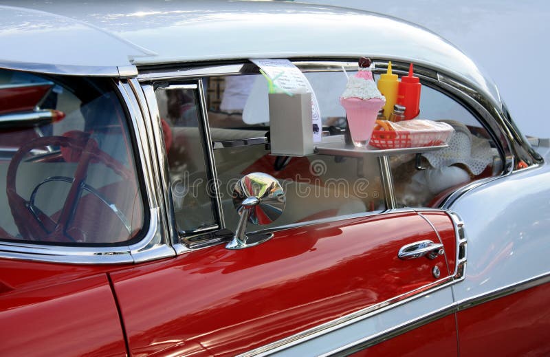 Conduzca a Través De Comida Imagen de archivo - Imagen de cobrable ...