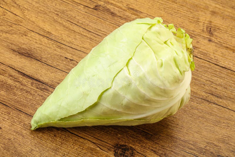Cone Cabbage for Dietary Cuisine Stock Photo - Image of vegetable ...