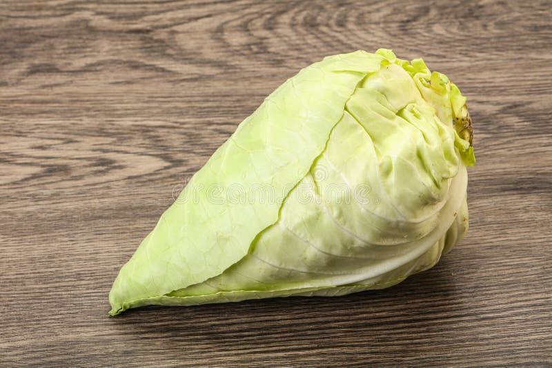 Cone Cabbage for Dietary Cuisine Stock Photo - Image of cabbage, garden ...