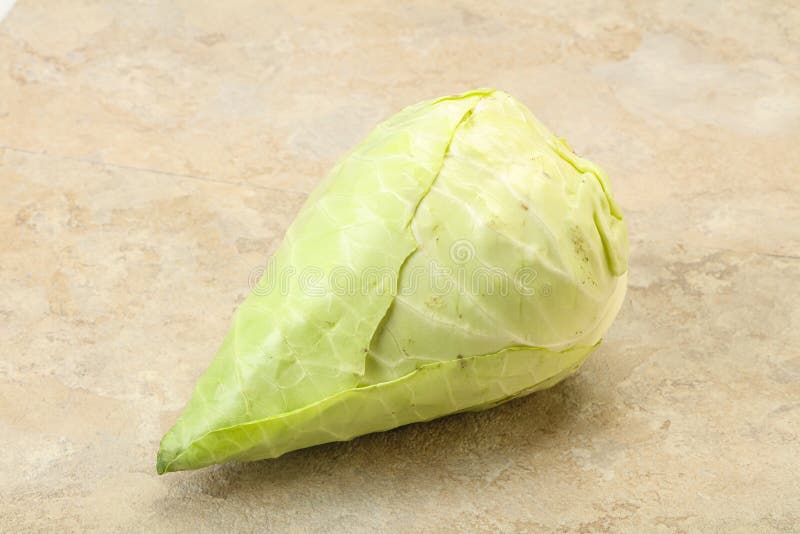 Cone Cabbage for Dietary Cuisine Stock Photo - Image of isolated, salad ...