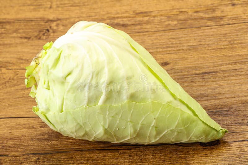 Cone Cabbage for Dietary Cuisine Stock Image - Image of produce ...