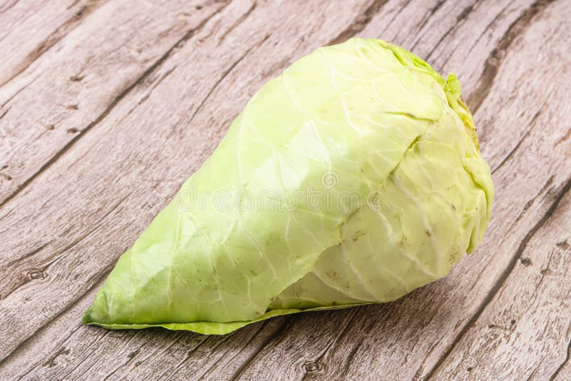 Cone Cabbage for Dietary Cuisine Stock Photo - Image of white, garden ...