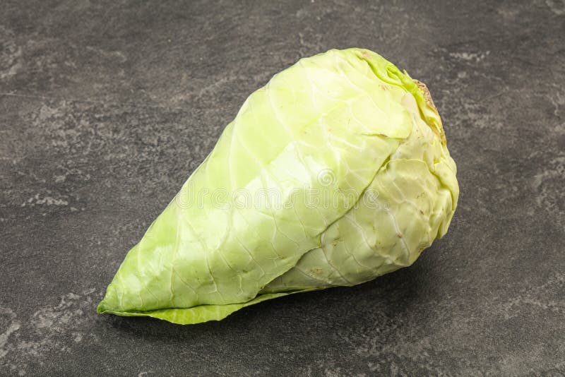 Cone Cabbage for Dietary Cuisine Stock Image - Image of healthy, garden ...