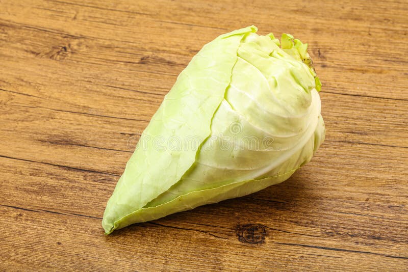 Cone Cabbage for Dietary Cuisine Stock Photo - Image of spiral ...
